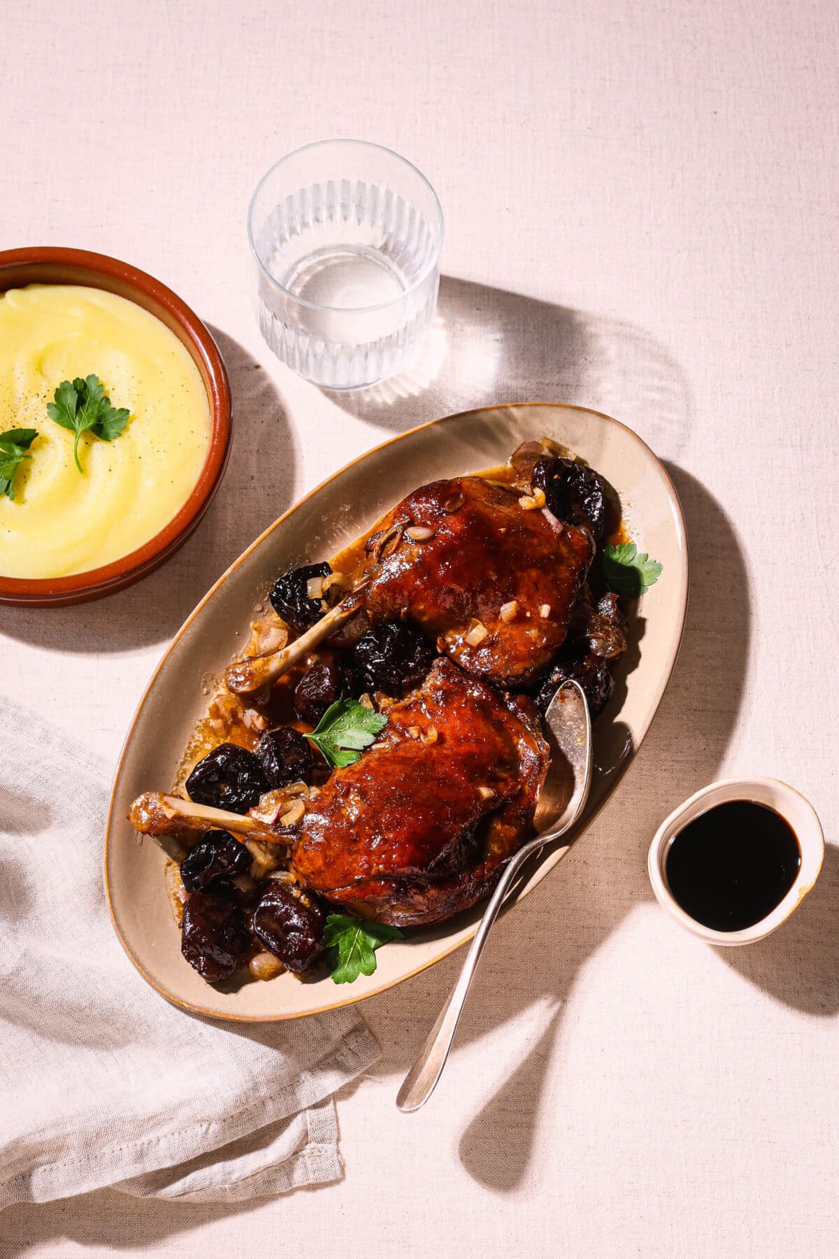 Cuisses de canard confites aux Pruneaux d'Agen et au vinaigre ...